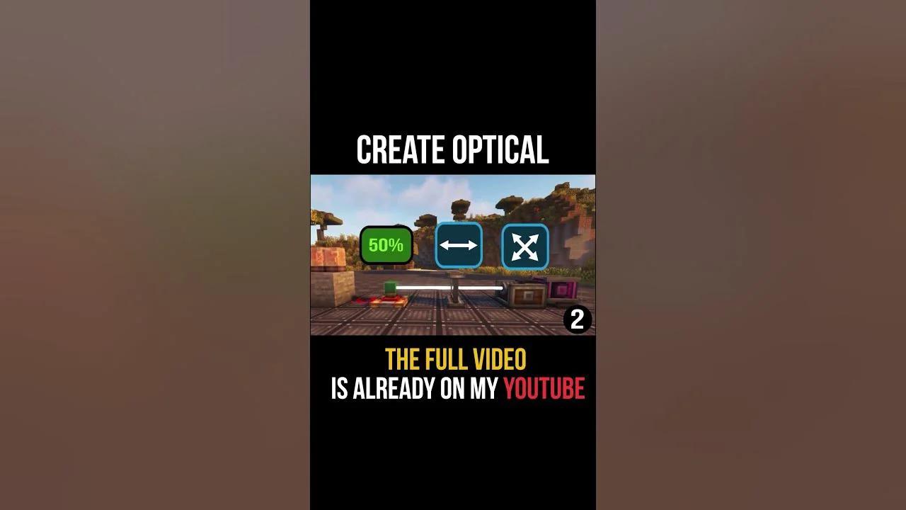 Create Optical. Tutorial / guide 1.20.1 (minecraft java)