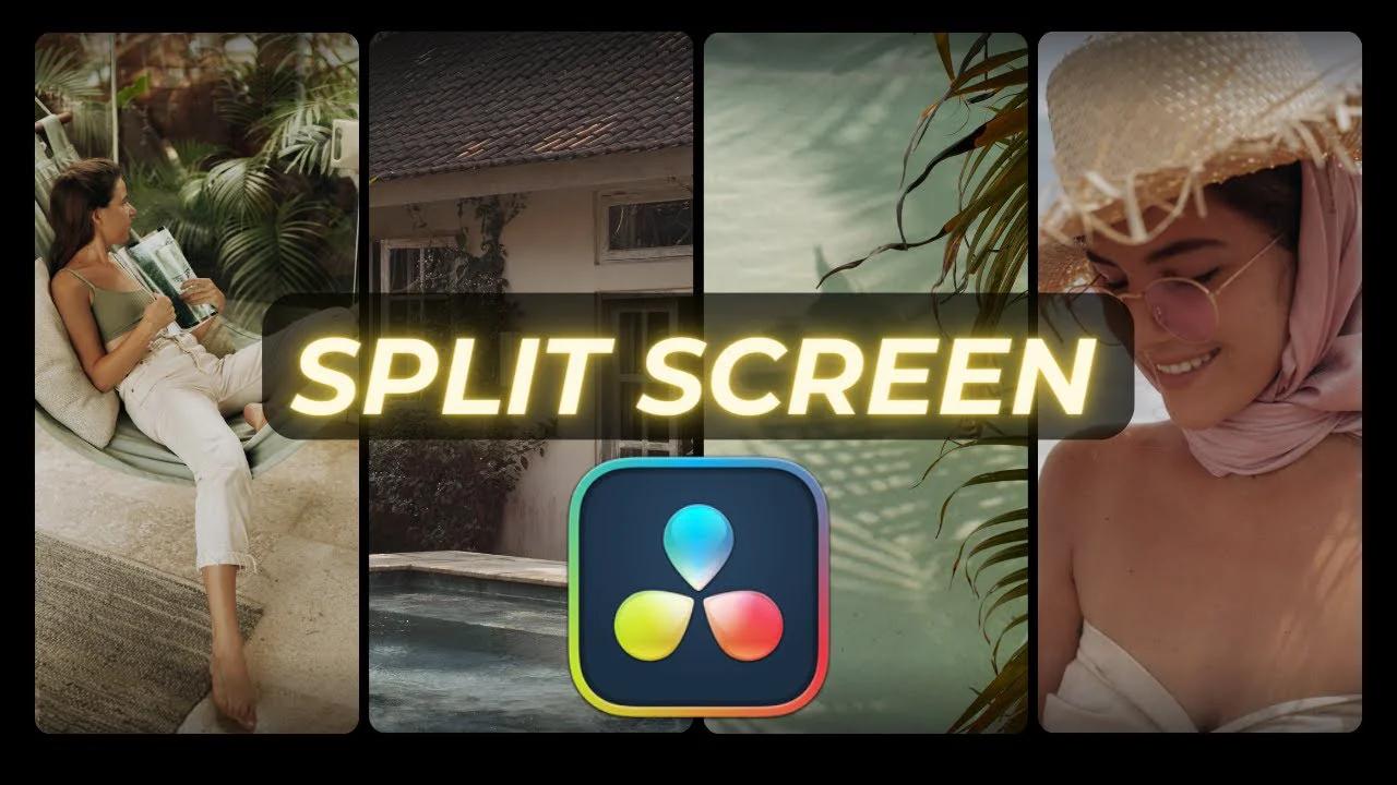 How To Split Screens in Davinci Resolve 18 | Vertical