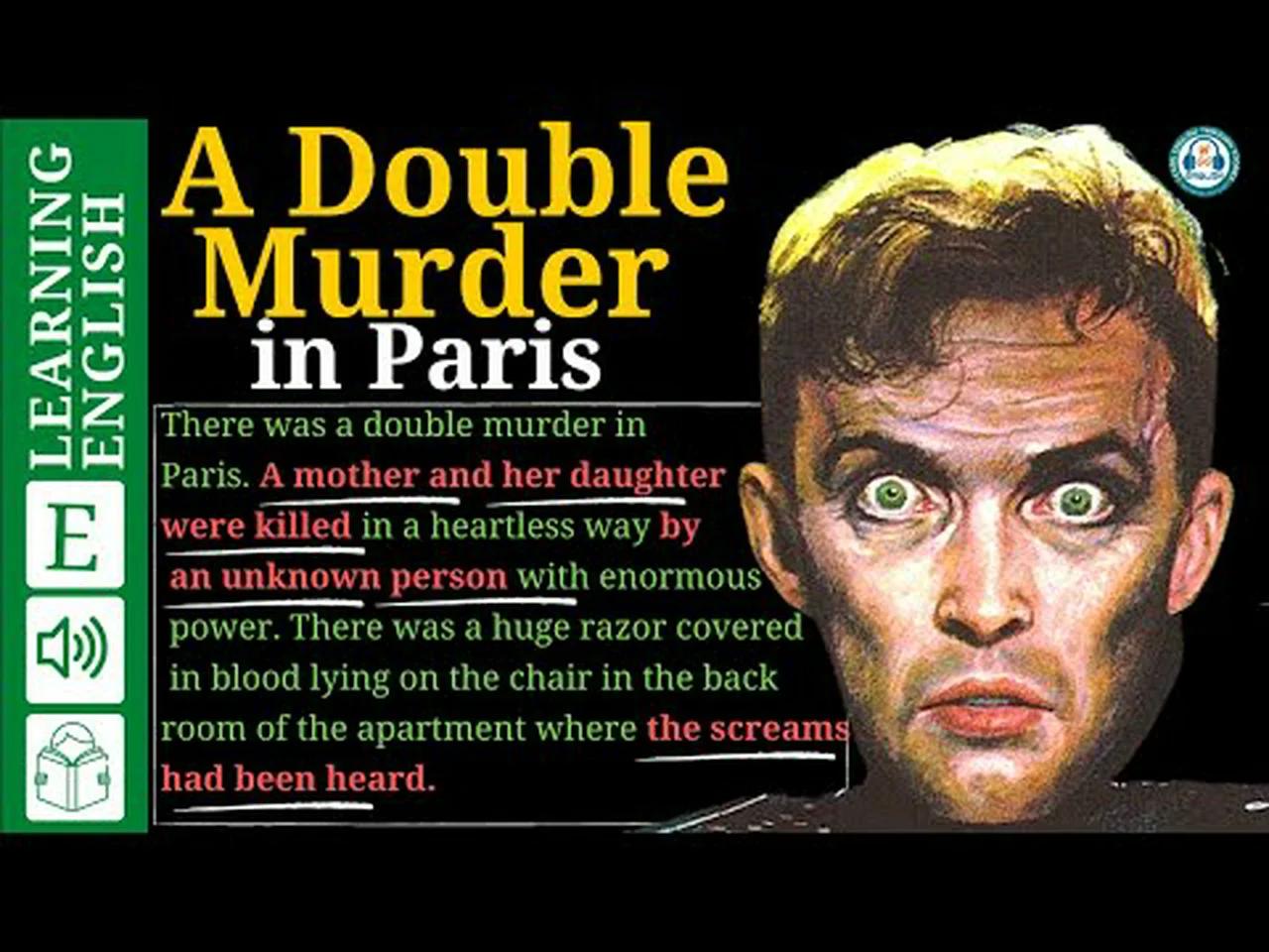 Learn English Through Story Level 3рџќѓ A Double Murder In Paris