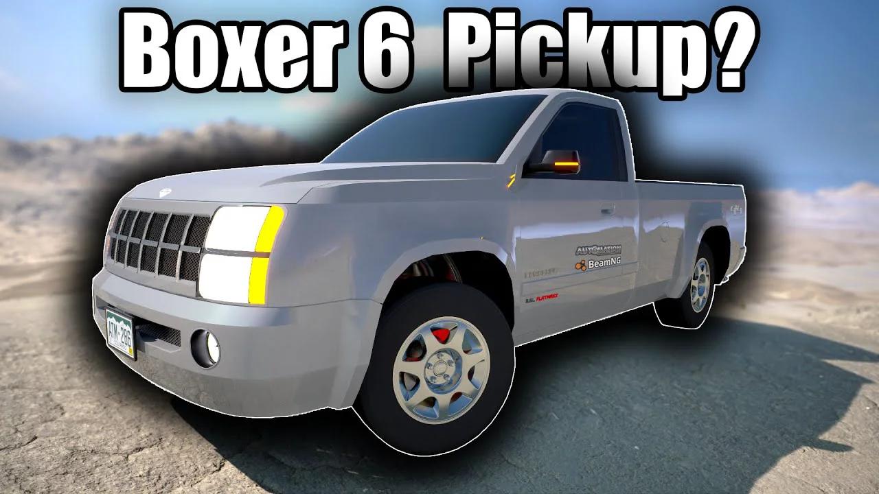 I Built a Boxer 6 Pickup Truck! | Automation The Car Company Tycoon ...