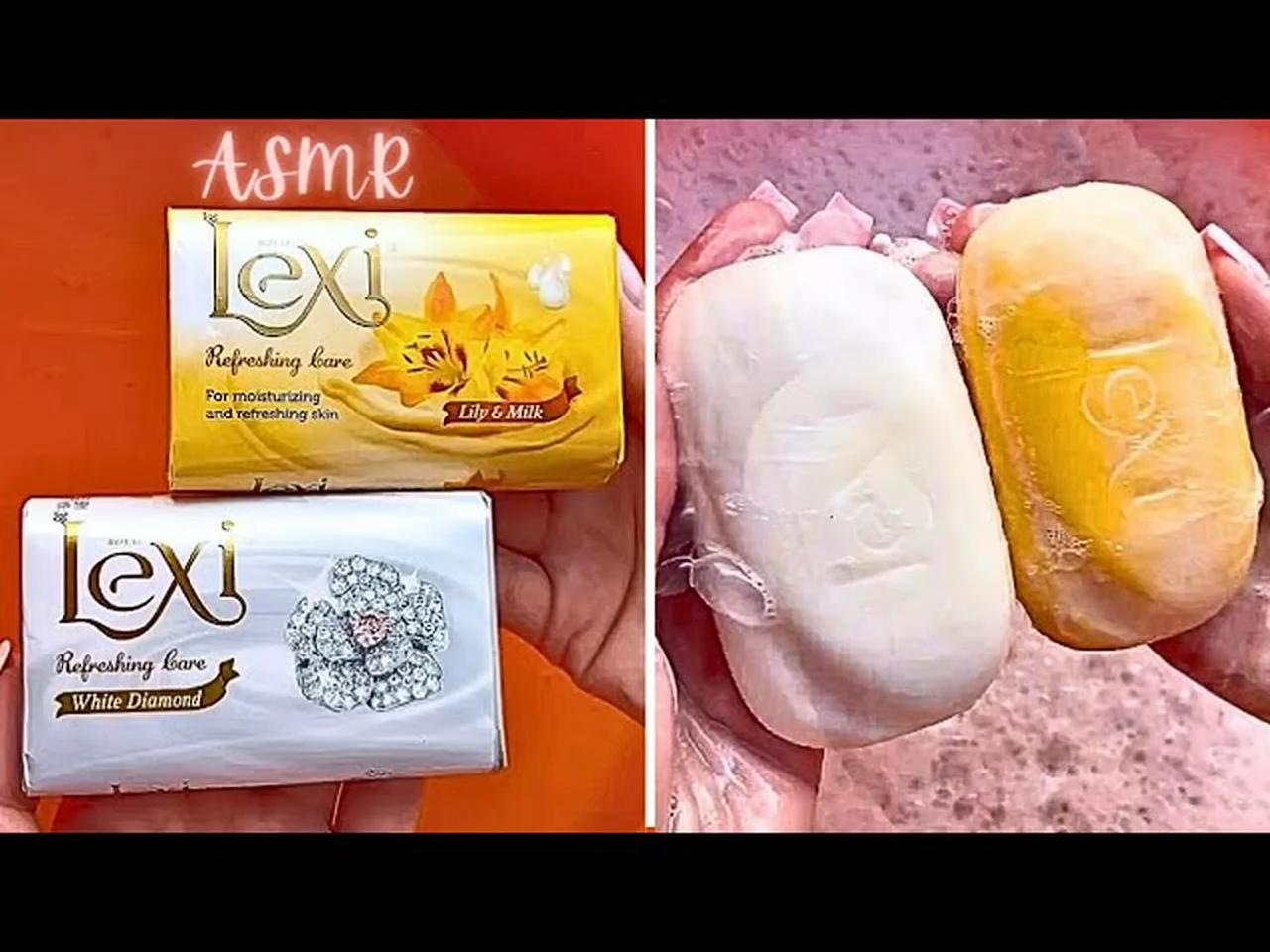 Super Mushy Soap | Soaked Soap | Water Taping Sound | So Satisfying ...