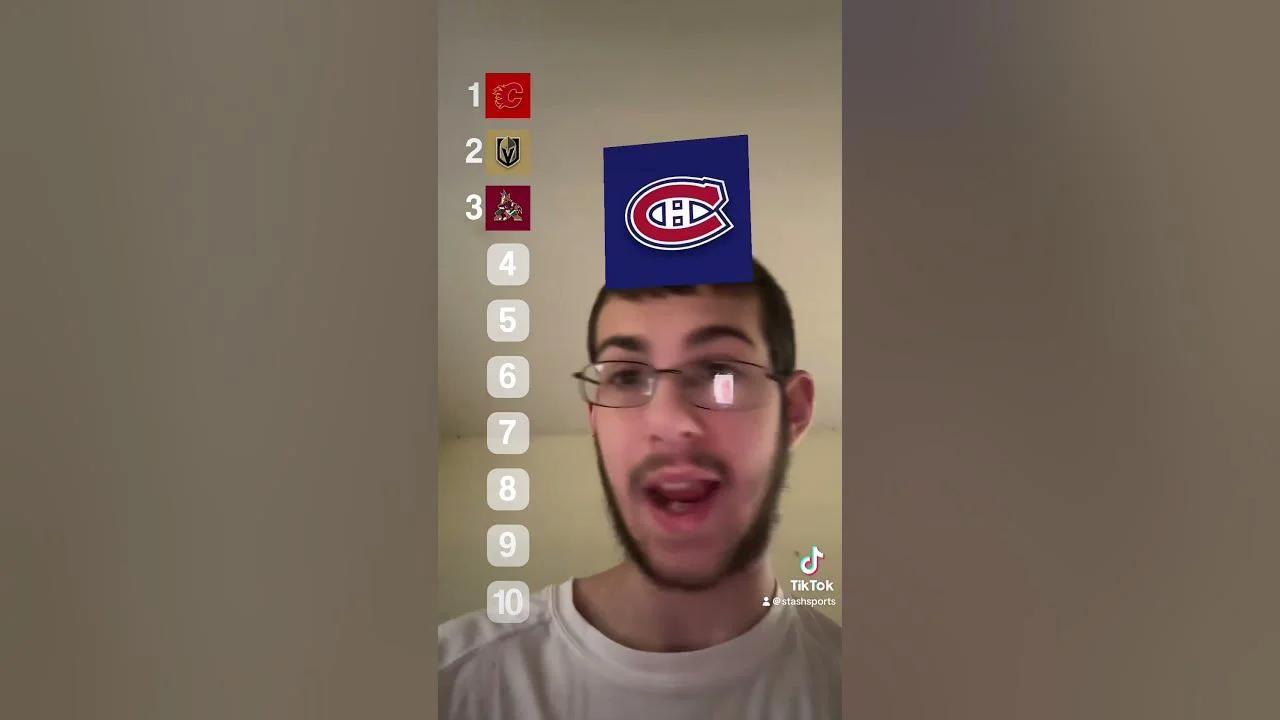 Blind Ranking the Top 10 NHL Teams #shorts #nhl #hockey