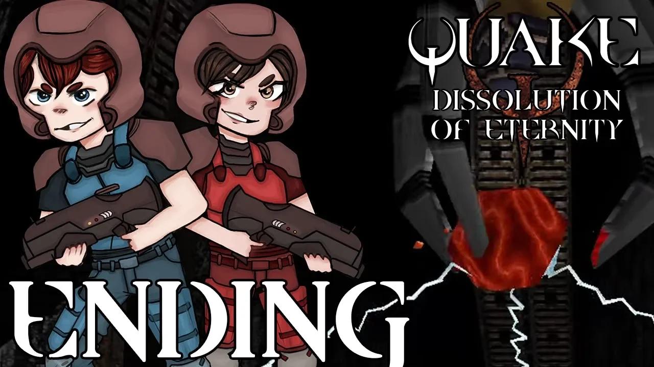 EVIL DRAGON! - QUAKE DISSOLUTION OF ETERNITY Co-op Let's Play ENDING ...