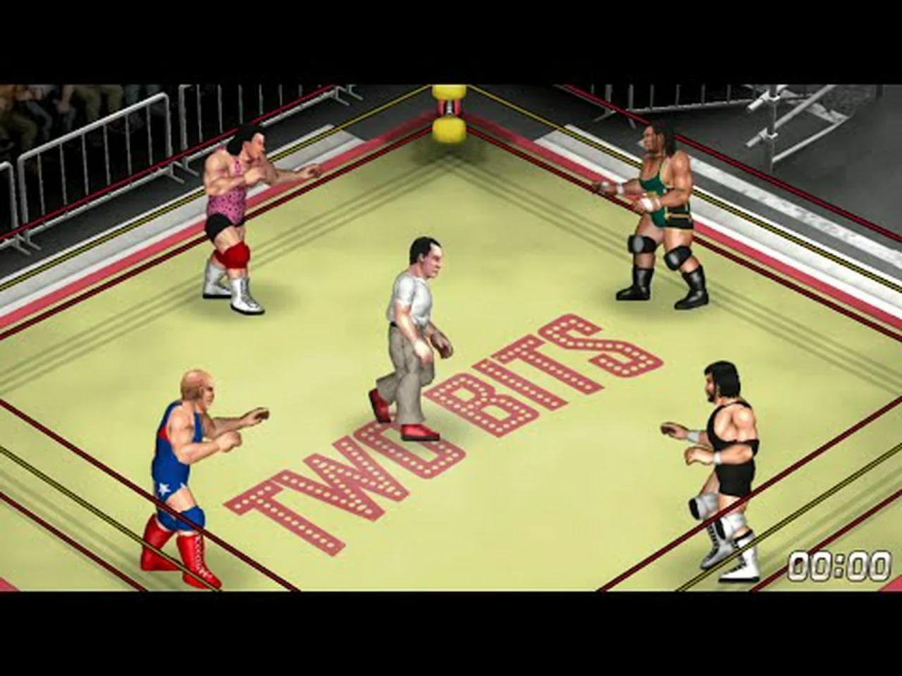 Scott Steiner vs. Jeff Cobb vs. Steve Williams vs. Kurt Angle (Fire Pro ...