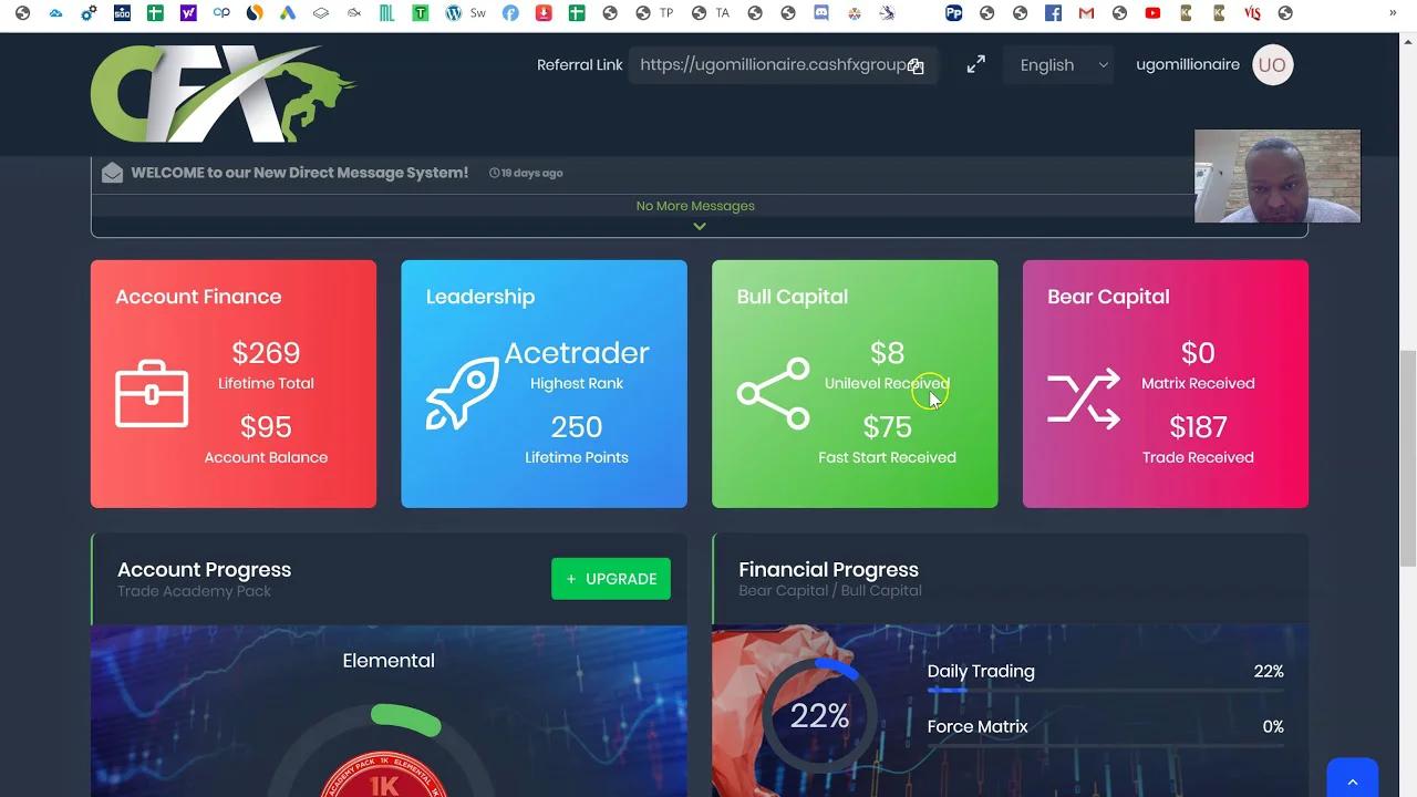 Cash FX $269 Results not typical $1000 package CFX