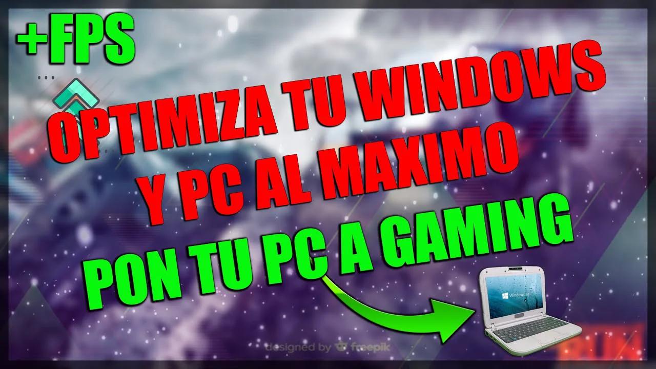 COMO OPTIMIZAR NUESTRO WINDOWS AL MÁXIMO | *Para GAMING* | Para OBTENER MEJOR RENDIMIENTO Y MAS FPS