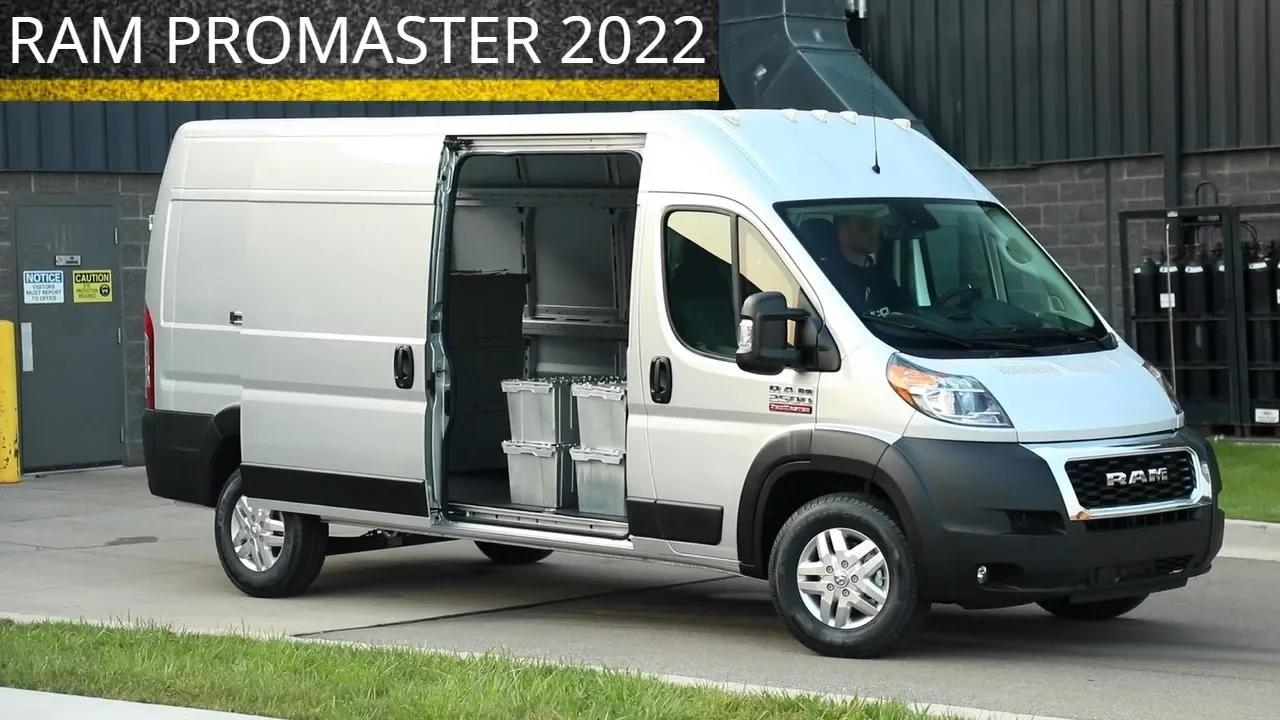 RAM ProMaster 2022: Nueva seguridad, comodidad, conectividad y eficiencia