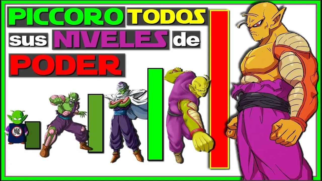 ¿Que tan PODEROSO es PICORO? TODAS sus FASES de la mas DEBIL hasta ...