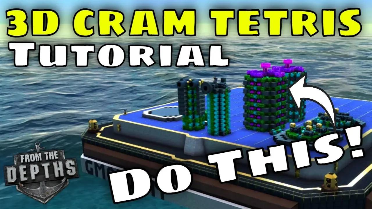 You are Building CRAM Cannons Wrong! - Do 3D-Tetris & Multi Barrel | From The Depths Tutorial