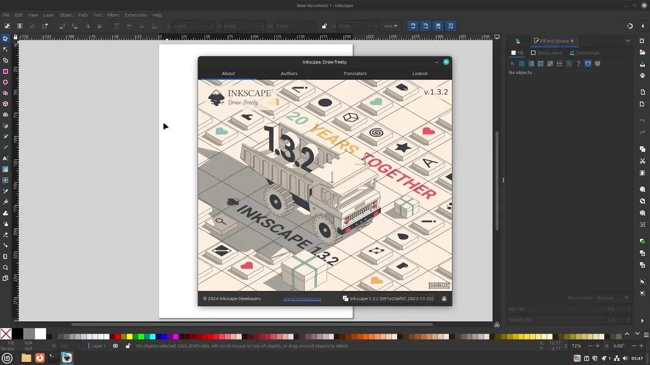 How to install Inkscape on Linux Mint 22