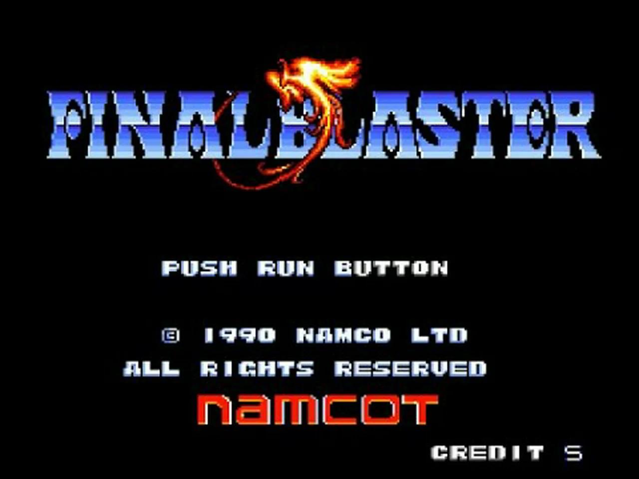 Final Blaster - PC Engine (1990)