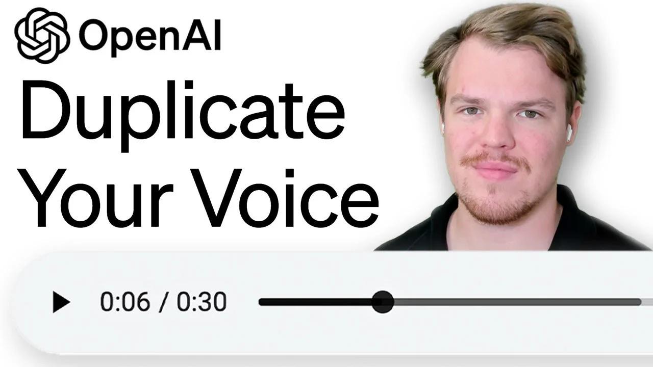 OpenAI's Voice Engine Creates Your Voice: Customizable and Personalized ...