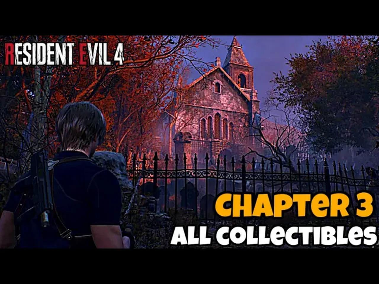 Resident Evil 4 Remake - Chapter 3 All Collectible Locations (Treasures ...