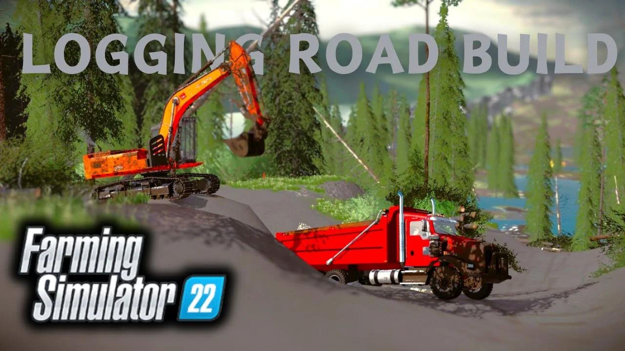 FS22 - RAMNA - 🌲Building Logging Road pt2🌲