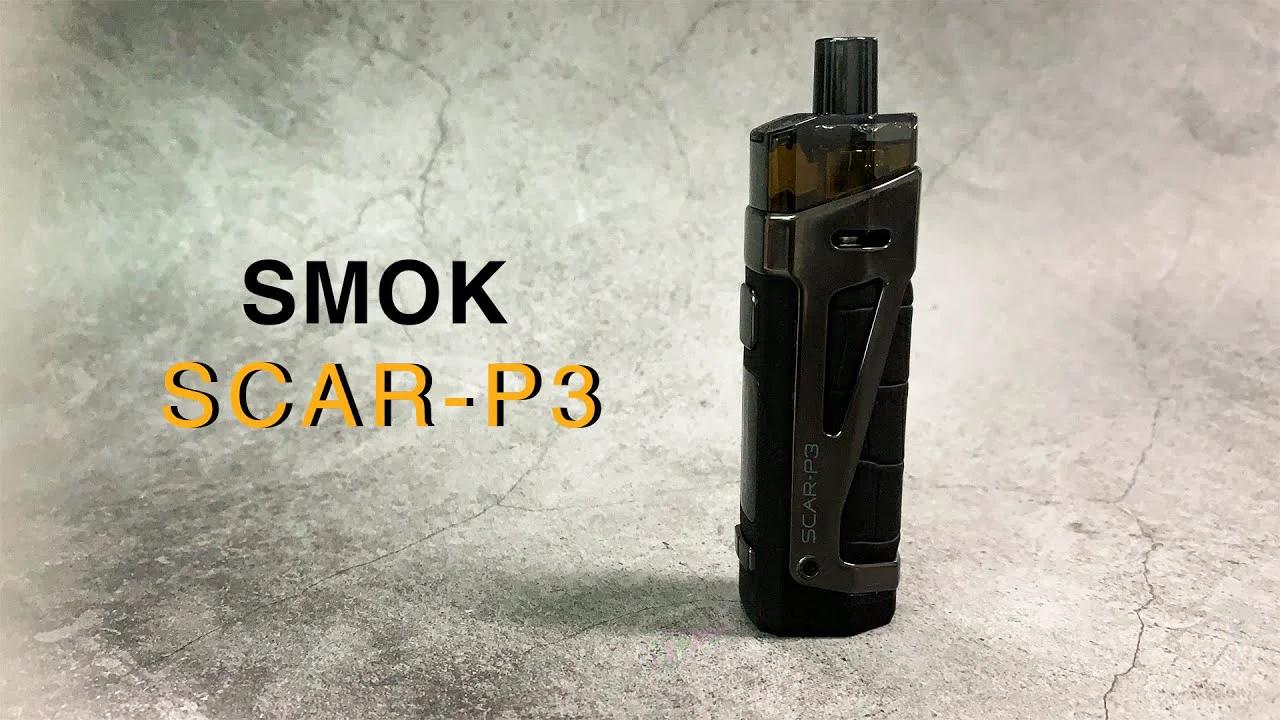 SMOK Scar-P3 Pod Mod Kit 80W 2000mAh Unboxing | Vapesourcing