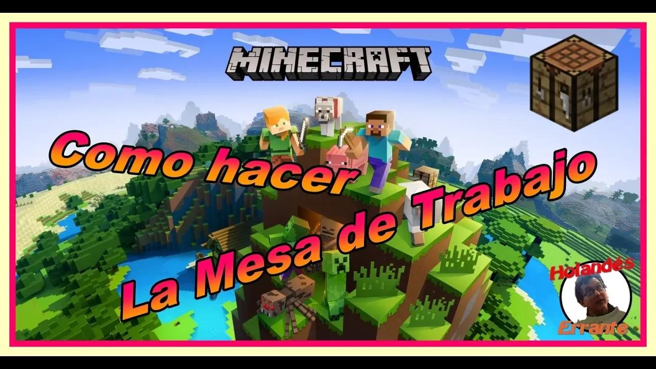 Como hacer una Mesa de Trabajo en Minecraft 1.18 - Tutorial