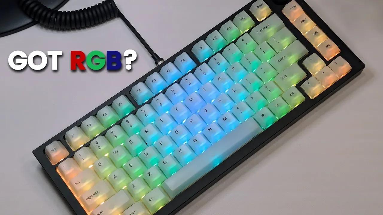 Raptor Switches and Polychroma Keycaps Sound Test