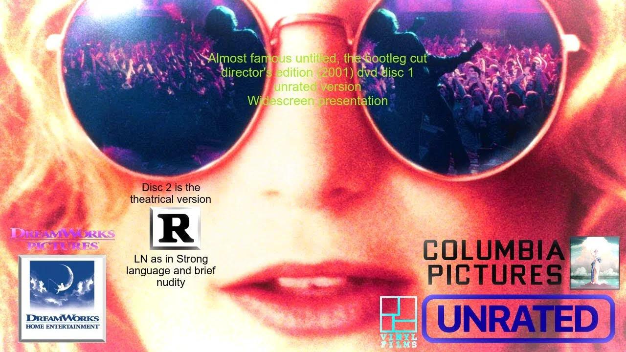 Opening to Almost famous the bootleg cut director's edition (2001) DVD ...