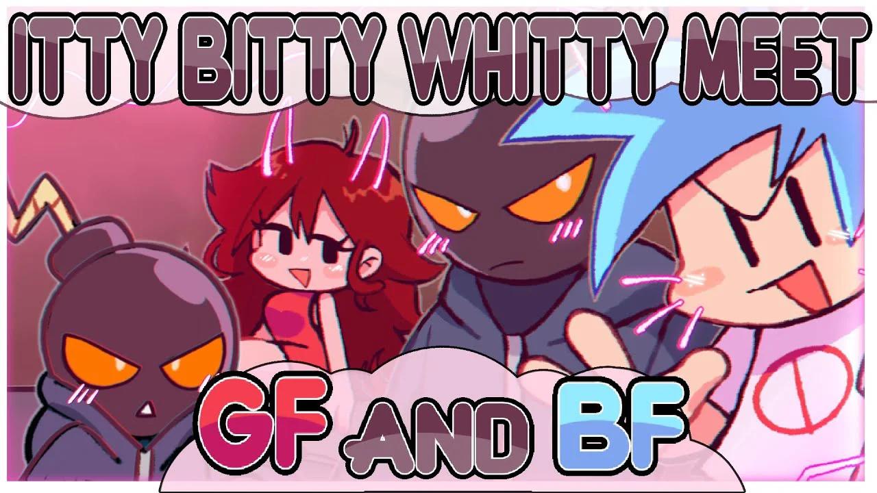 Itty Bitty Witty Meets The Wholesome Trio! Friday Night Funkin' Comic Dub