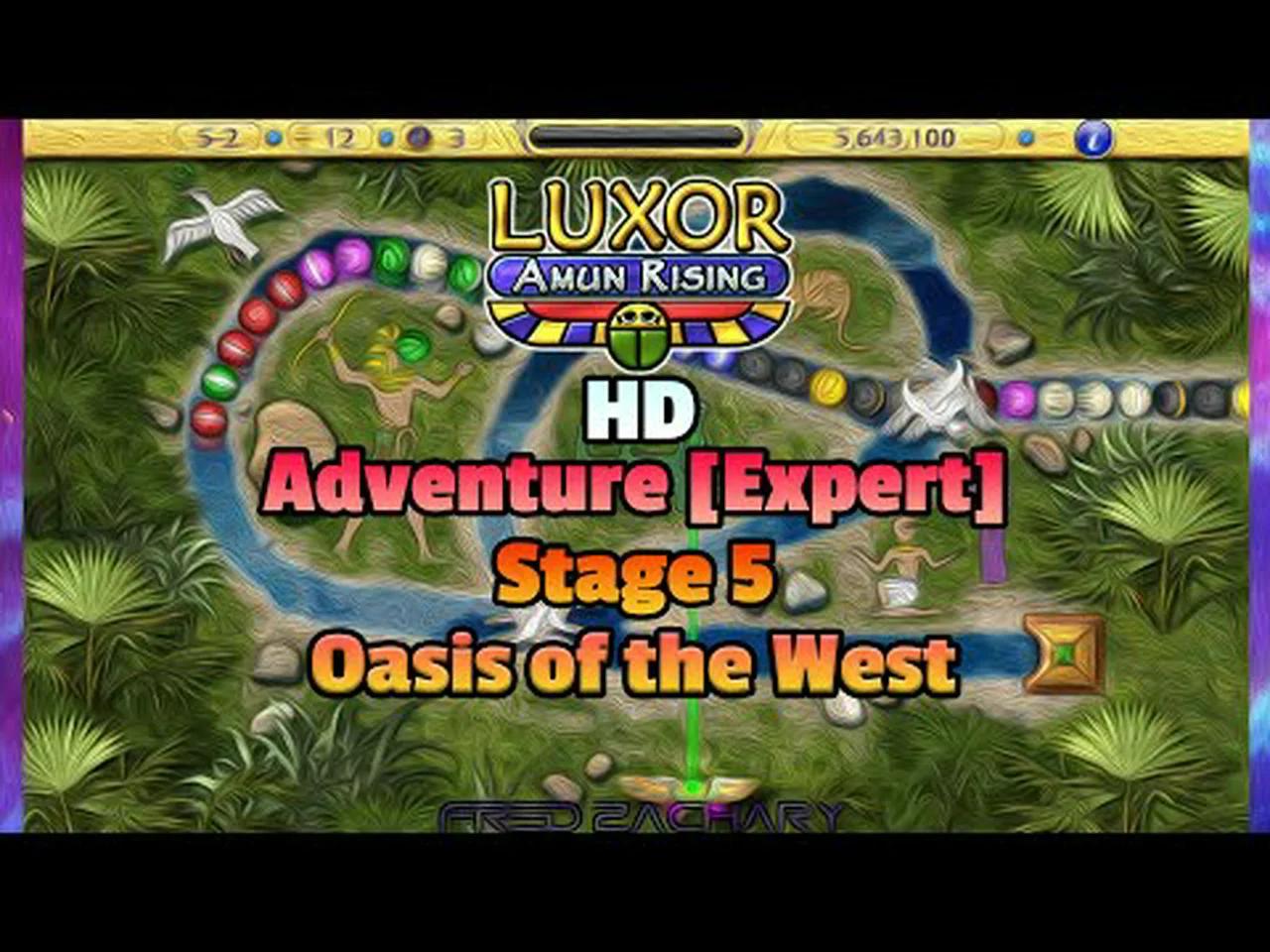 Luxor Amun Rising HD (2012) | Adventure [Expert] - Stage 5 (Oasis of the West)