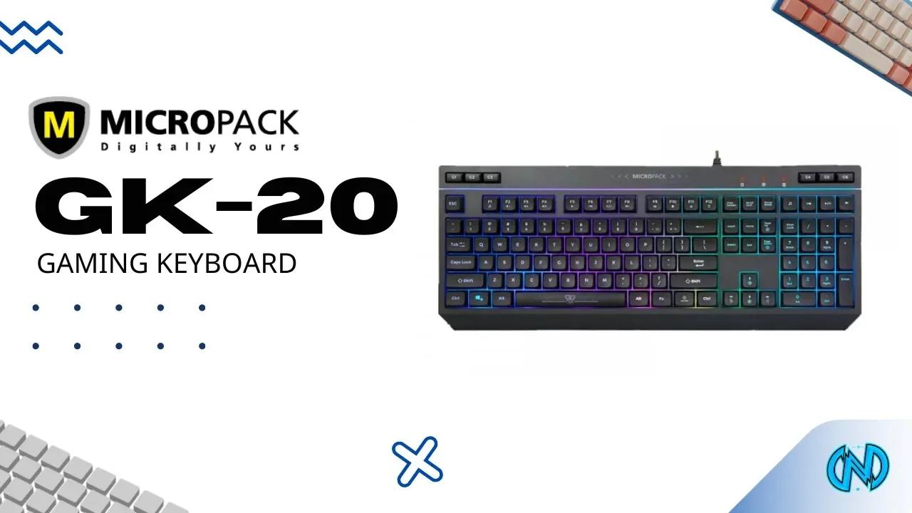 [REVIEW] Micropack GK-20 Gaming Keyboard | คีย์บอร์ดเกมมิ่งในงบไม่เกิน 500 บาท ใช้งานง่ายสบายมือ