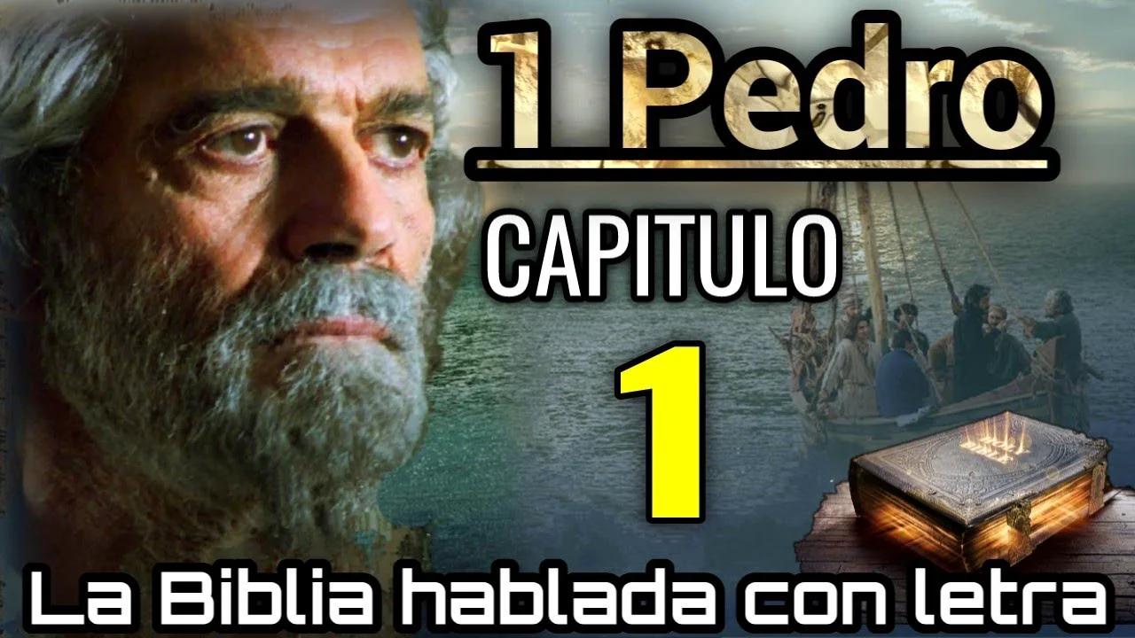 🔵 1 PEDRO Capitulo 1 hablado Con Letra ( Una esperanza viva ) LA BIBLIA ...