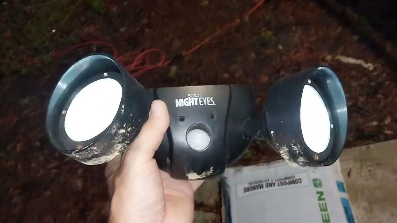 Replacing batteries in Solar Light Eyes motion lights