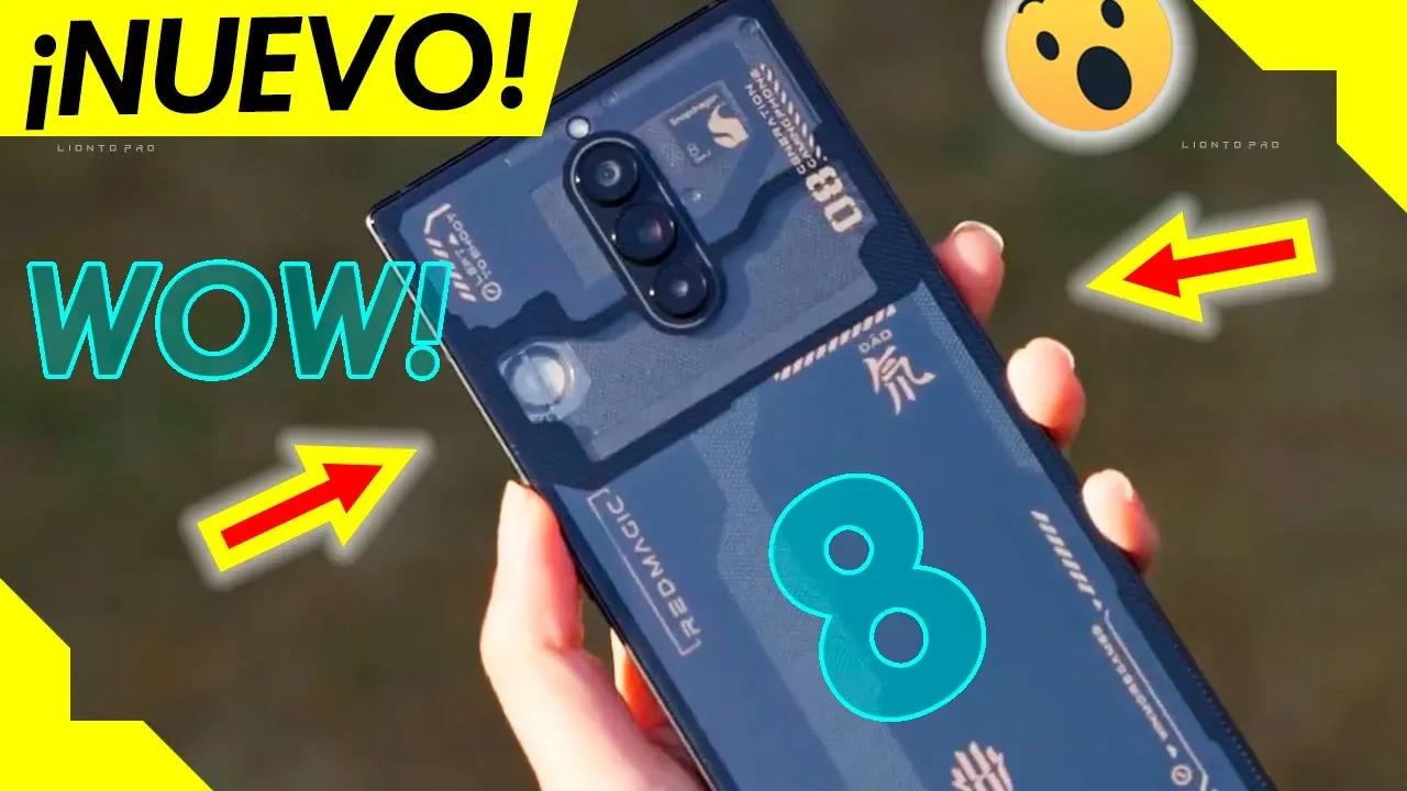 Red Magic 8 Pro - celulares gamer con VENTILADOR RGB! (2023)