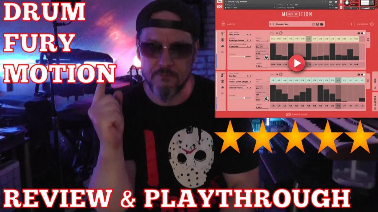 Drum Fury Motion by Sample Logic REVIEW | PLAYTHROUGH | WALKTHROUGH