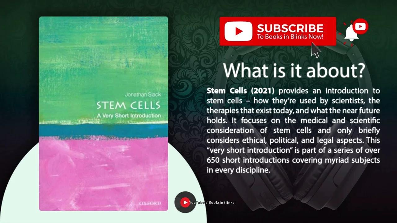 Stem Cells by Jonathan Slack (Free Summary)