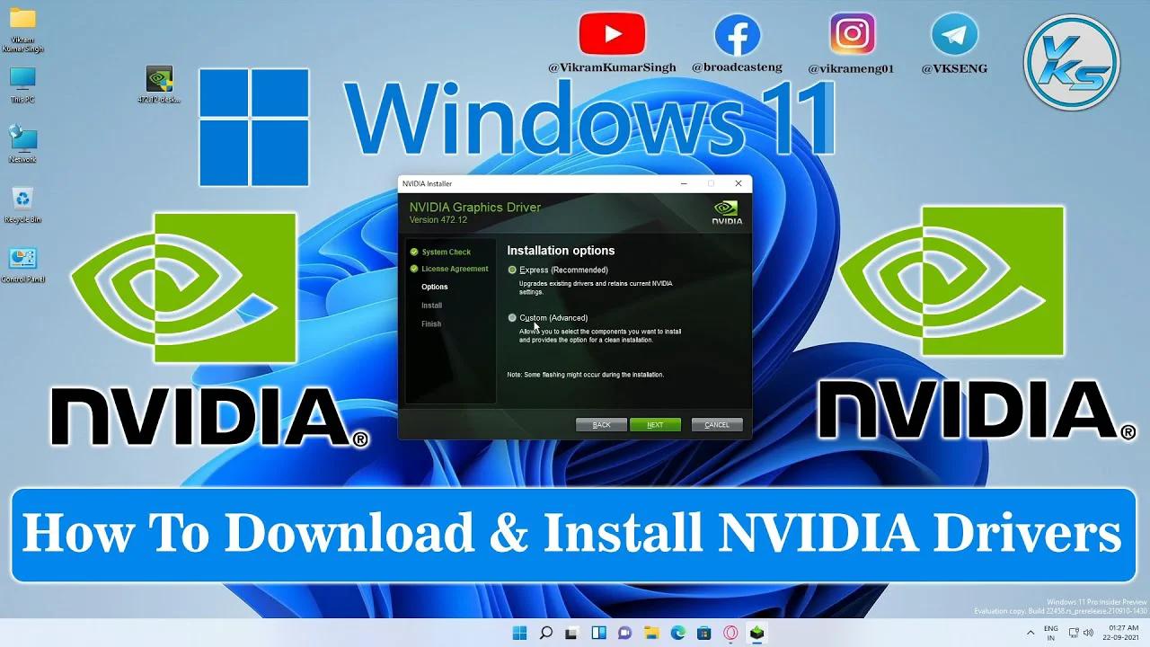 How To Download And Install Nvidia Graphics Driver in Windows 11 (official)