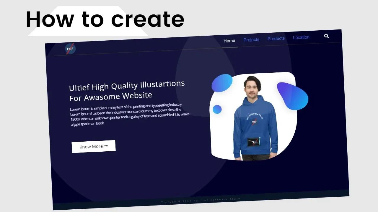 How To Make A Simple Animated Website: Step By Step: HTML and CSS ...