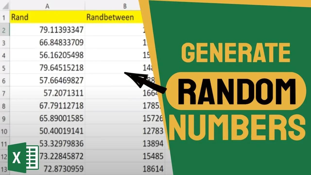 How To Generate Random Numbers In Excel 3 Easy Methods 😎 ️