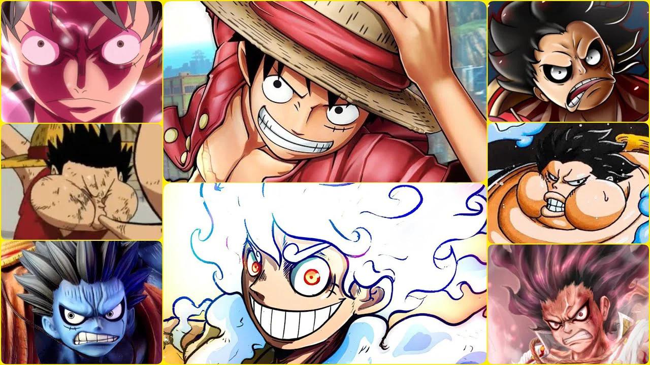 【MUGEN】YONKO - *Straw Hats* Luffy All Forms (Base, Gear 2, Gear 3, Gear ...