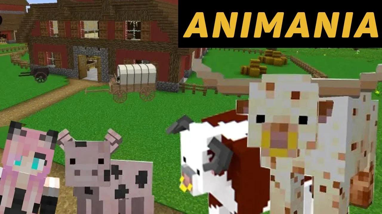 Animania mod tutorial. Guide. Beatiful animals. (Minecraft java)