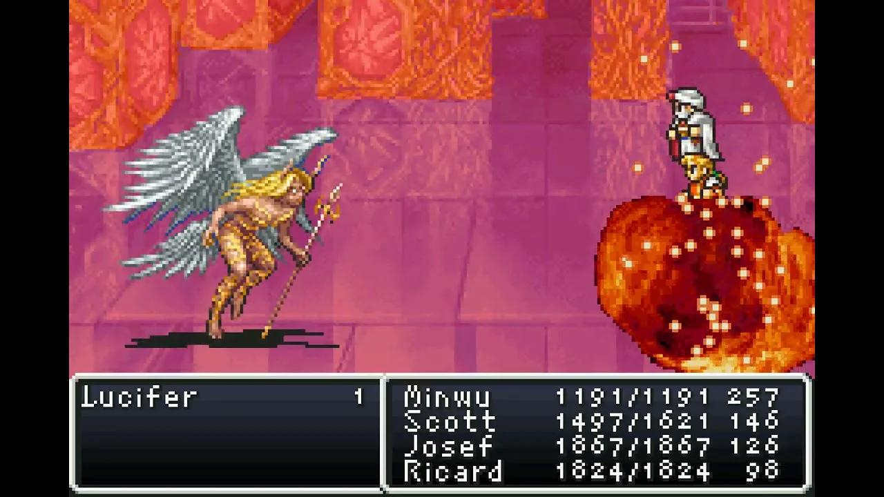 Final Fantasy I & II: Dawn of Souls - Unknown Palace - Lucifer