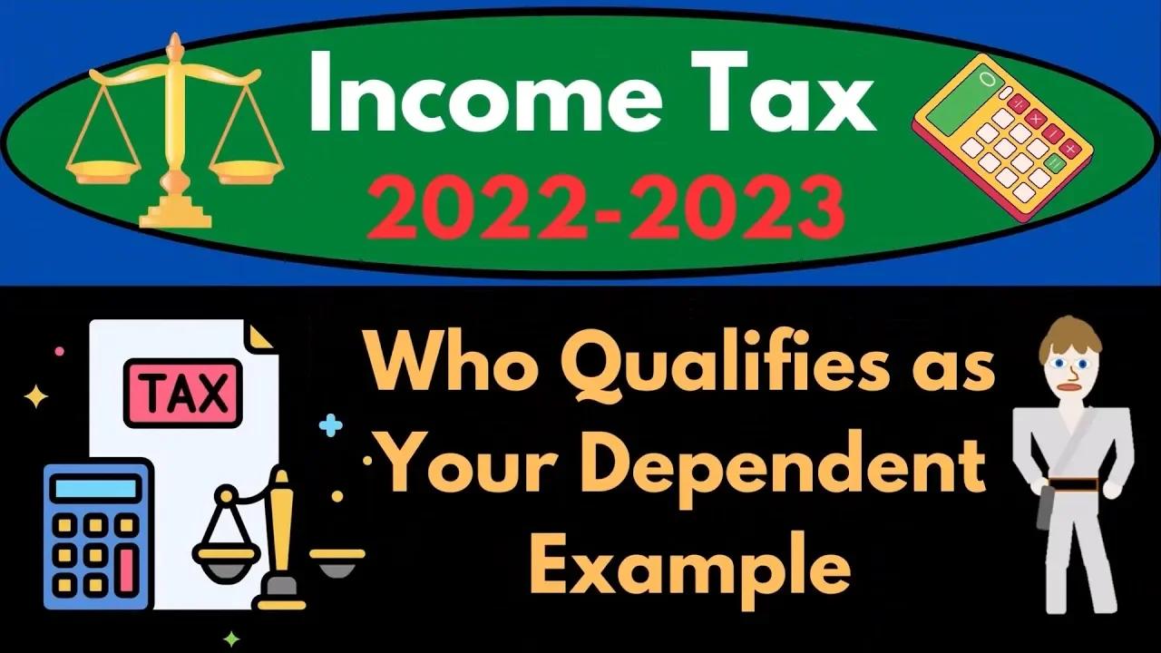 Who Qualifies as Your Dependent Example 2080 Income Tax Preparation ...