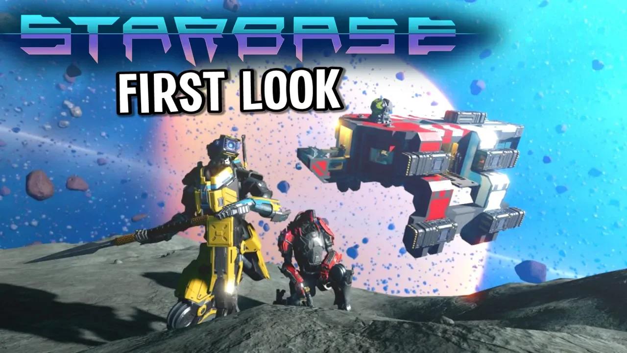NEW! Infinite Space MMO Sandbox | CRAFT MINE BUILD | Starbase Gameplay ...