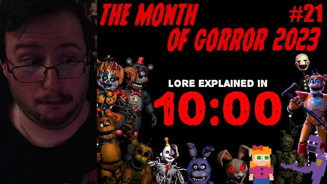 Gor's "FNAF LORE EXPLAINED IN 10 MINUTES by Crog" REACTION (Five Nights ...