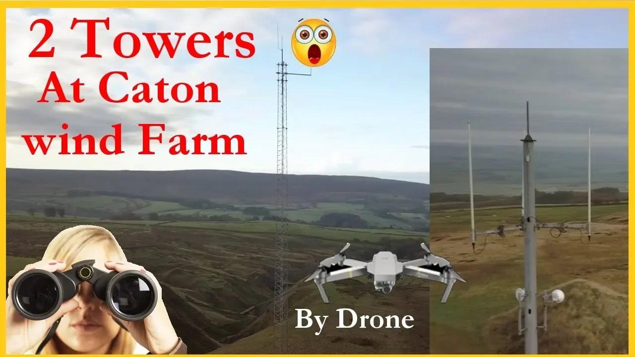 🗼 The two towers at Caton wind farm🗼..WHAT ARE THEY FOR