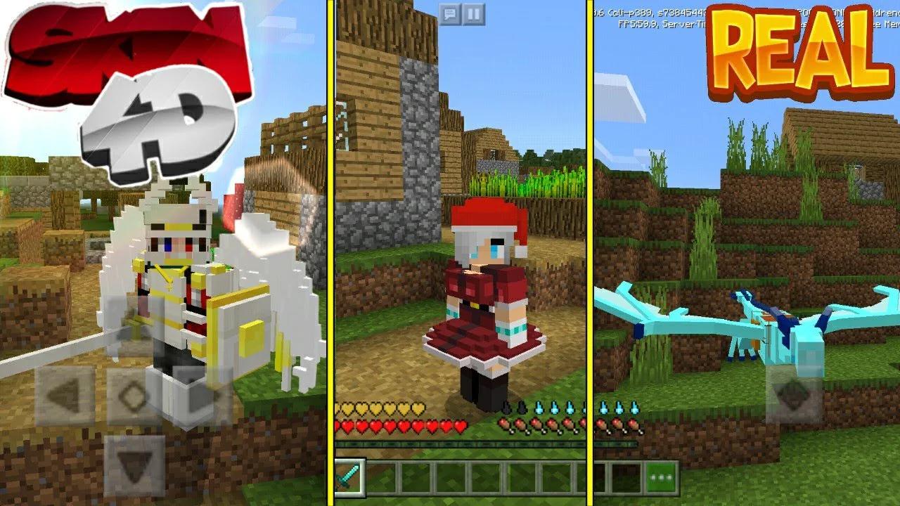 NUEVO METODO | Skins 4D Para Minecraft PE 1.13 - 1.14 | Como Tener ...