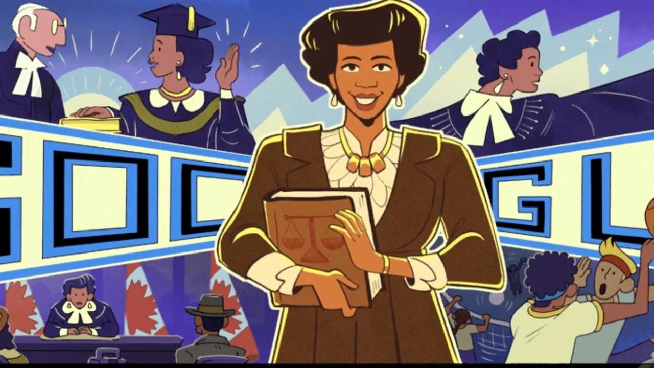 Violet King Henry Google Doodle in Canada