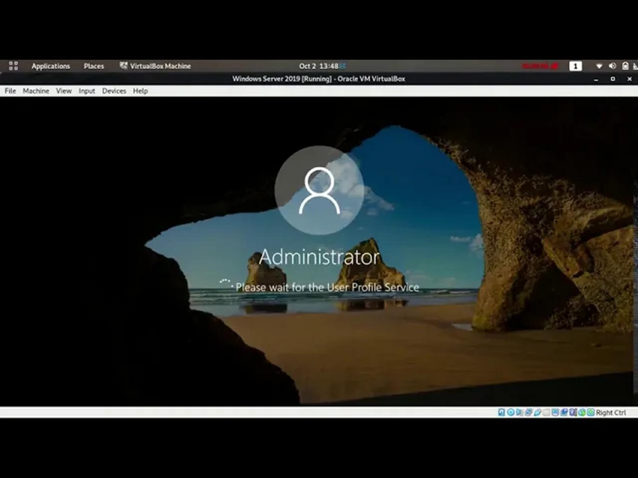 After installing Windows Server 2019 in virtual box add these roles and ...