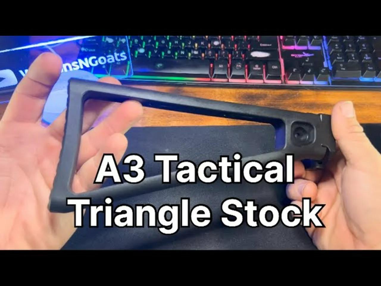 A3 Tactical Triangle stock overview.