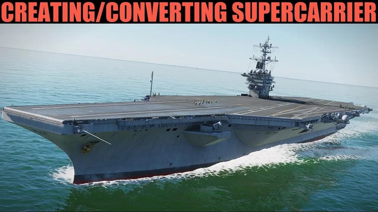 Mission Editor Creating And Converting Supercarrier Tutorial Dcs World