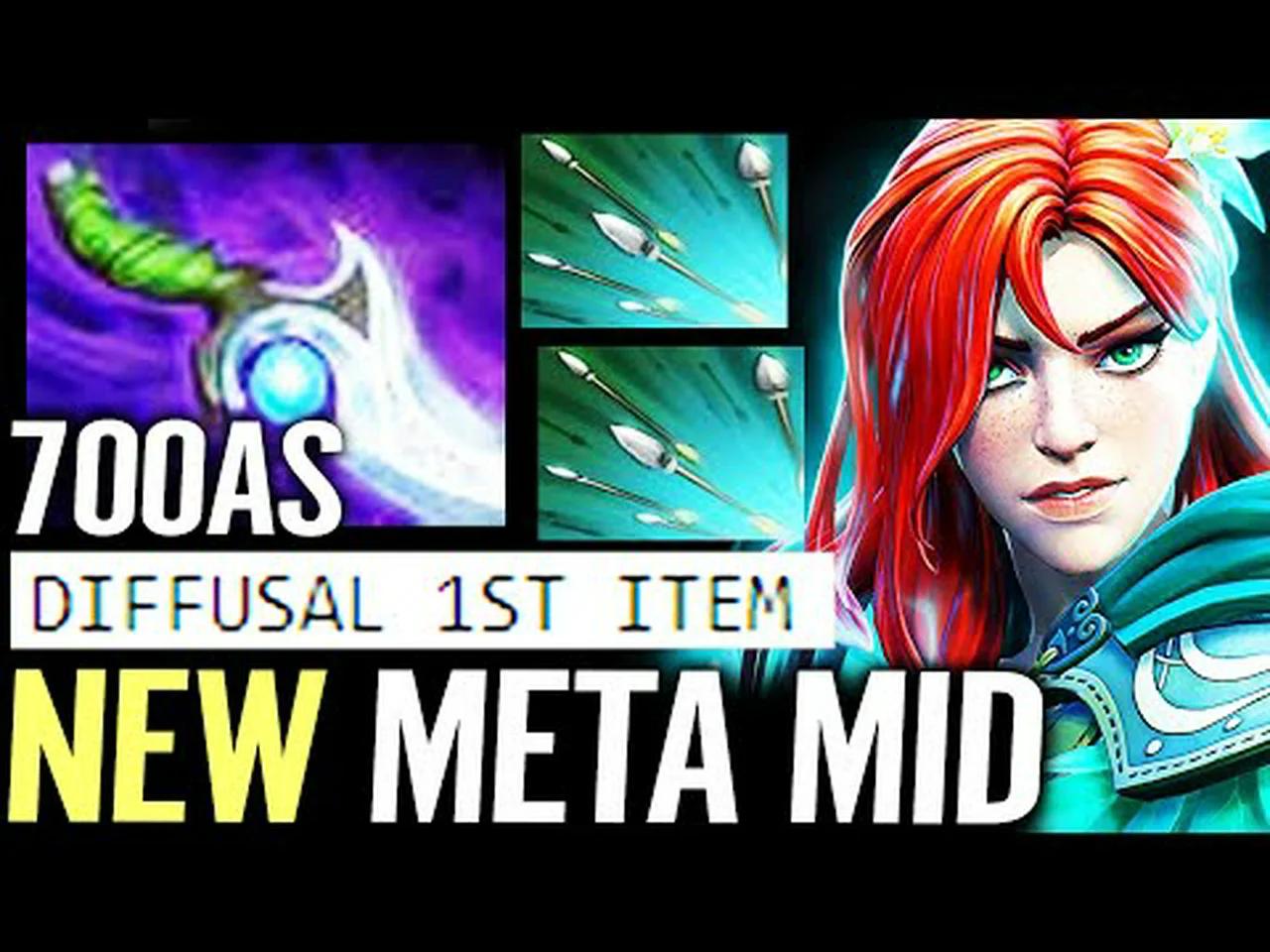 🔥 700AS Windranger Diffusal 1st Item — NEW META MID 100% Manta Fastest ...