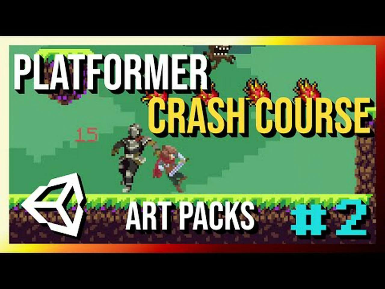 Installing Art Packs For Project 2d Platformer Crash Course Unity 2022 Tutorial Part 2