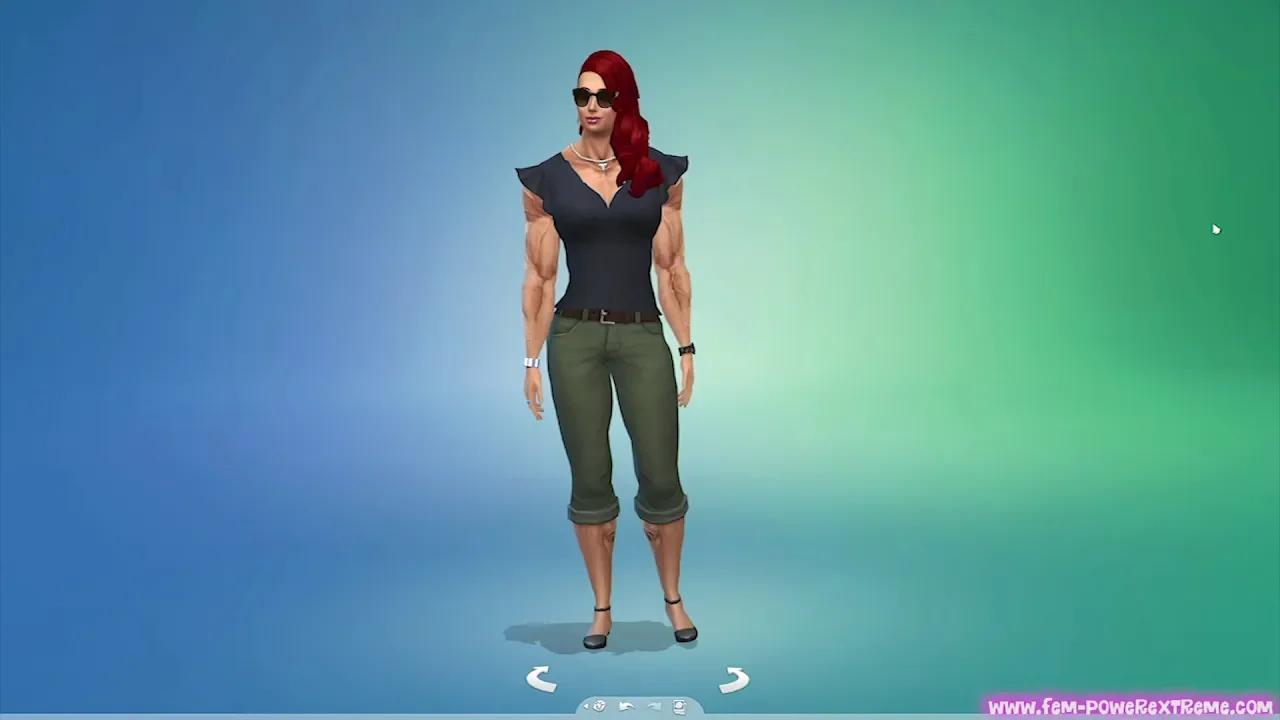 Tigersan's Sims 4 Enhanced Muscle Mod