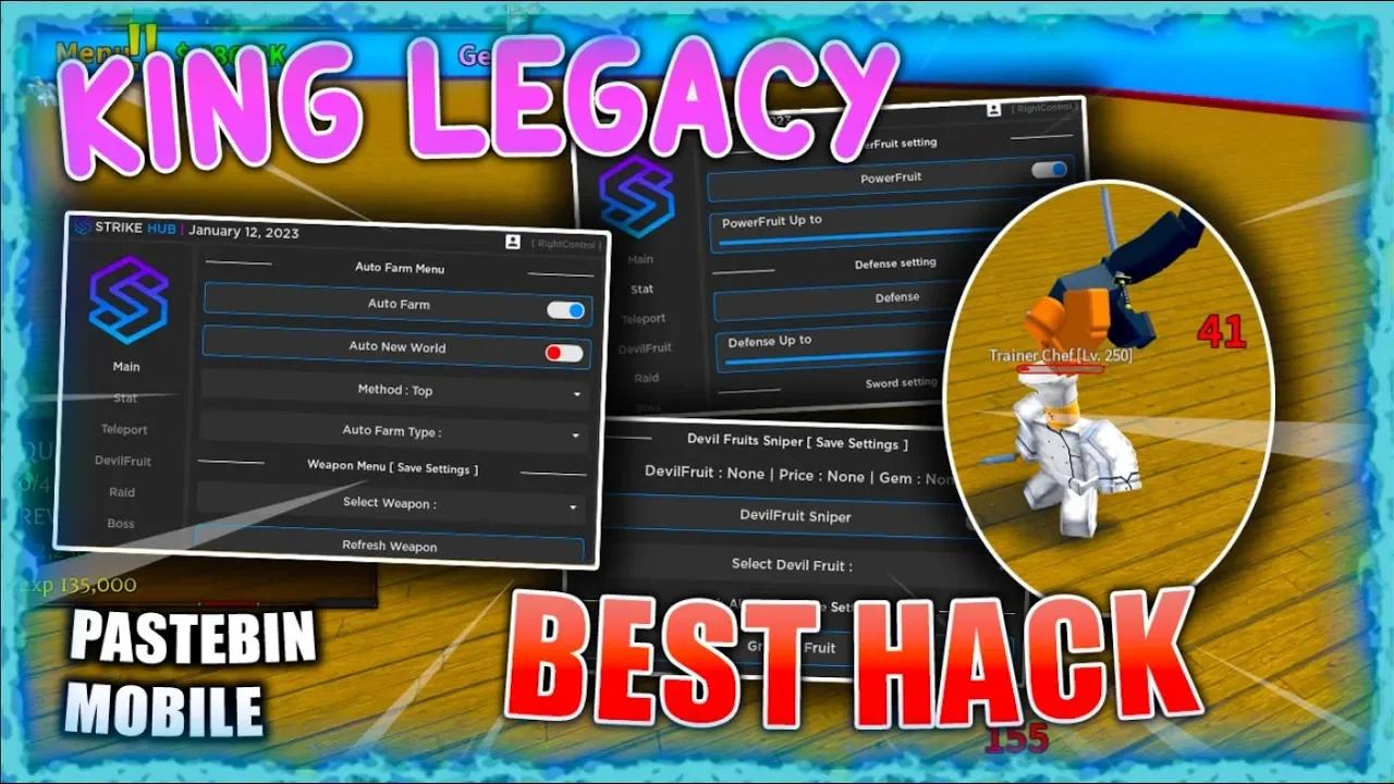 BEST King Legacy Script / Hack GUI | OPAuto Farm | Get All Fruits ...