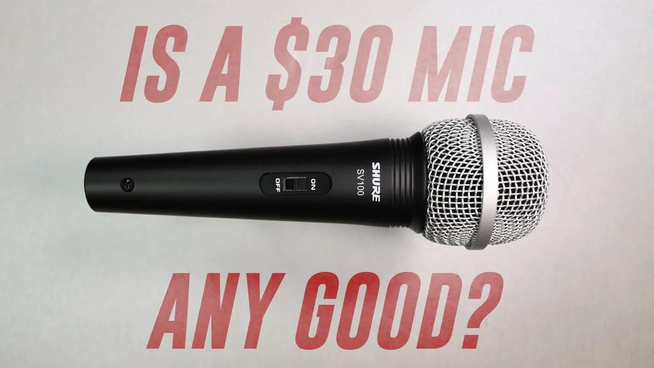 Shure SV100 Budget Mic Review / Test (Compared to XM8500, SM48, SM58)